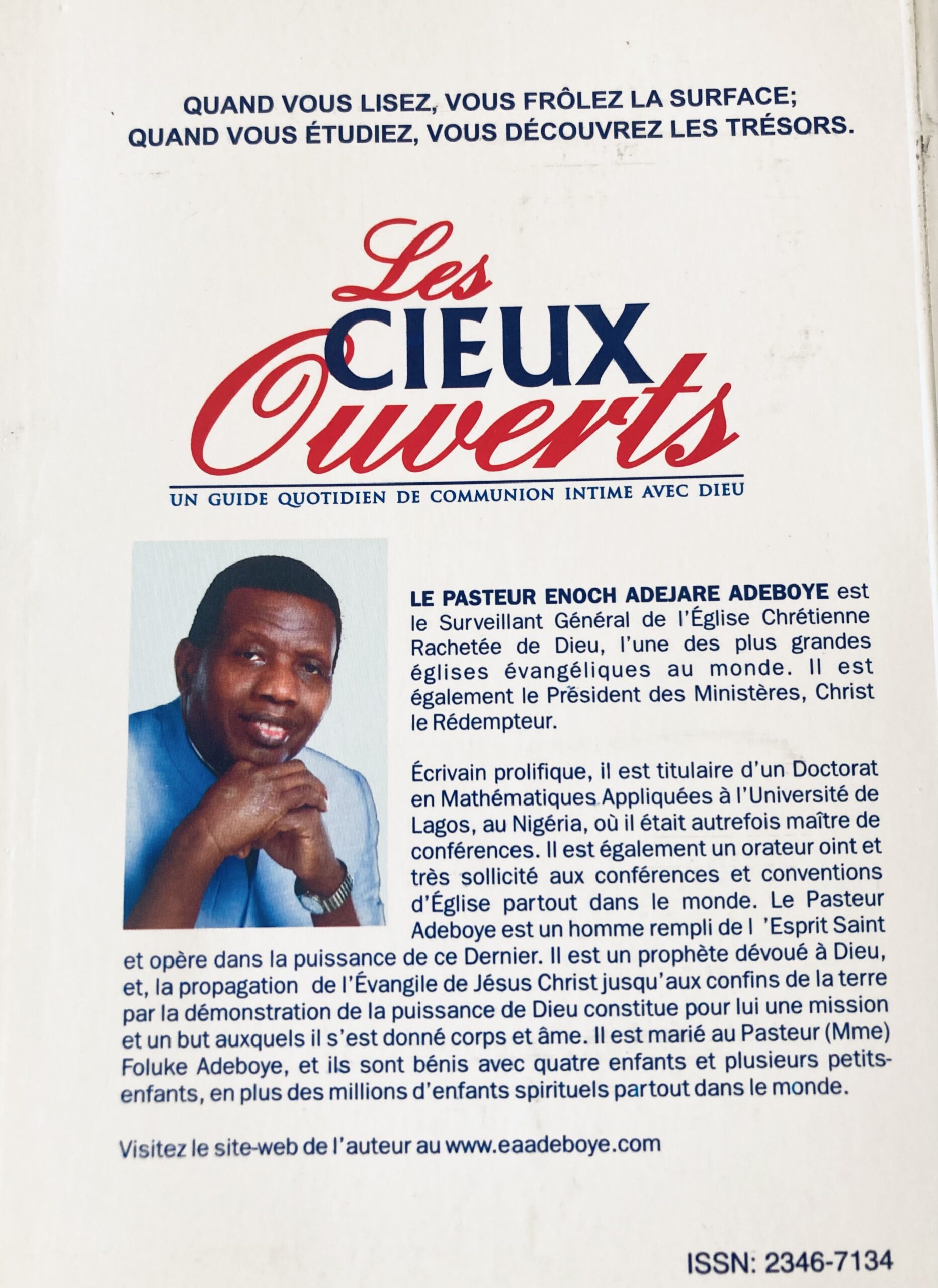 LES CIEUX OUVERTS Vol 20 2025 - Eglise Shop - Enoch A. ADEBOYE